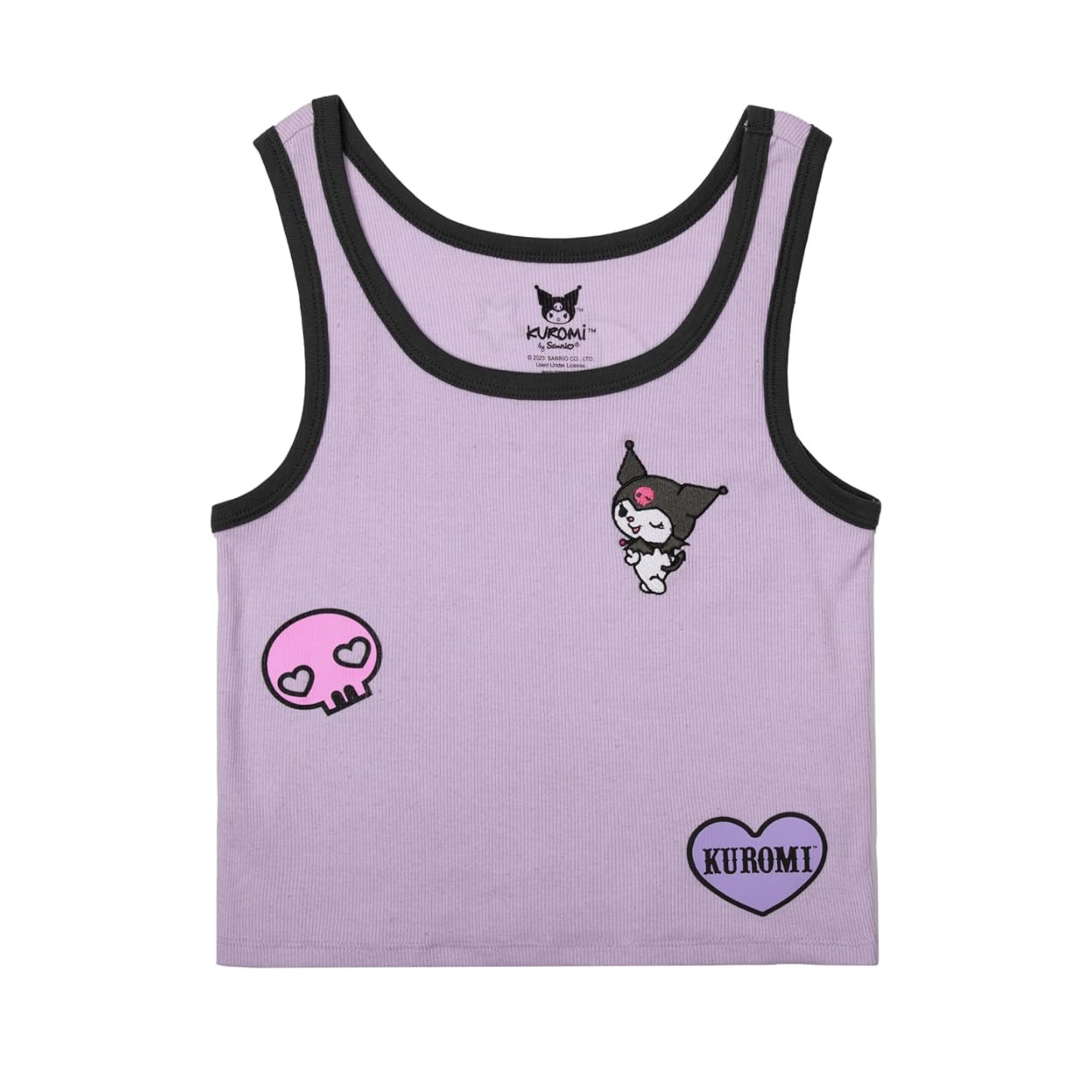 Hello Kitty - Kuromi Cropped Tank | Otaku Takeout